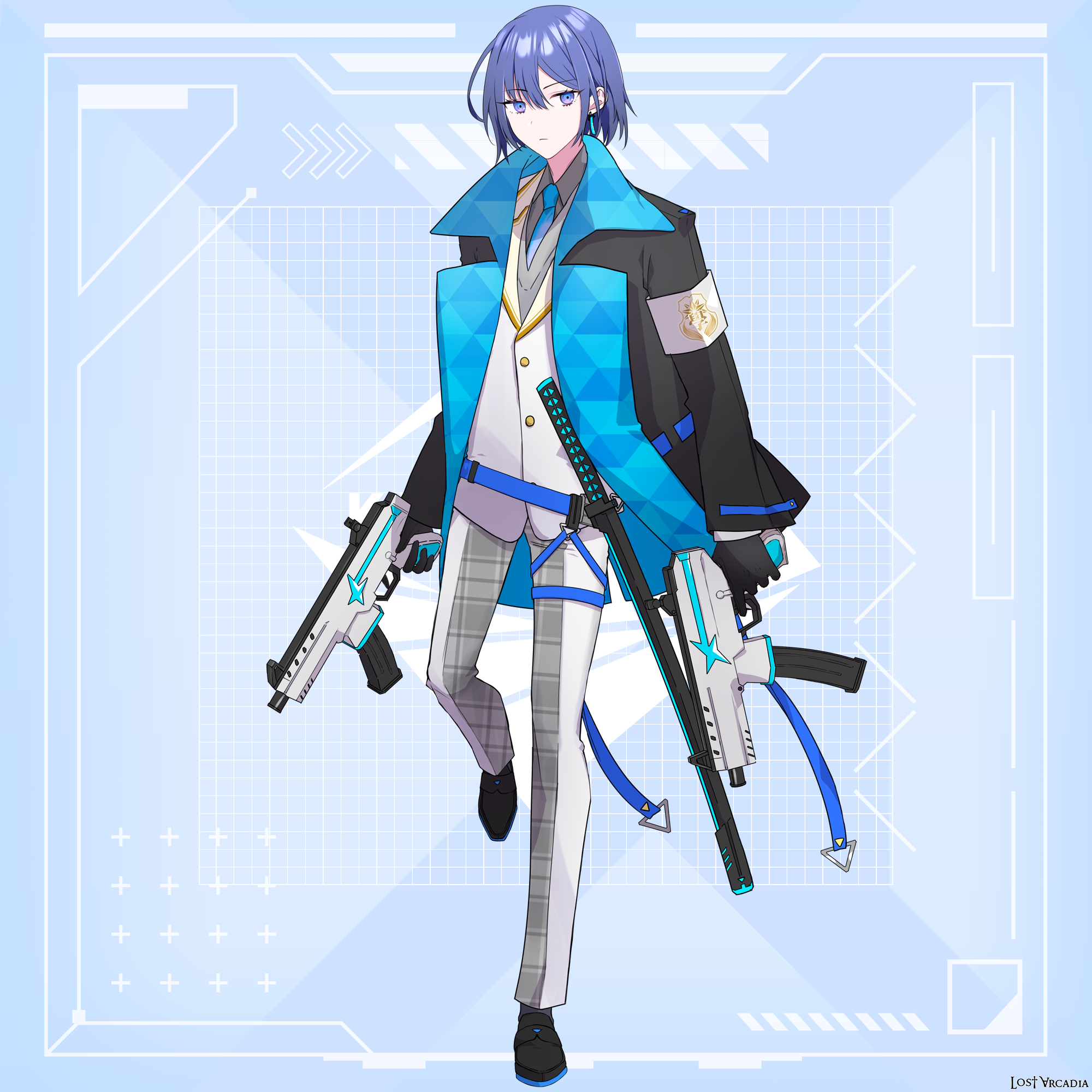 SMG/「刻陽学園高等部所属・青海悠河」 | イラスト | Lost Arcadia -Last Code Daybreak-